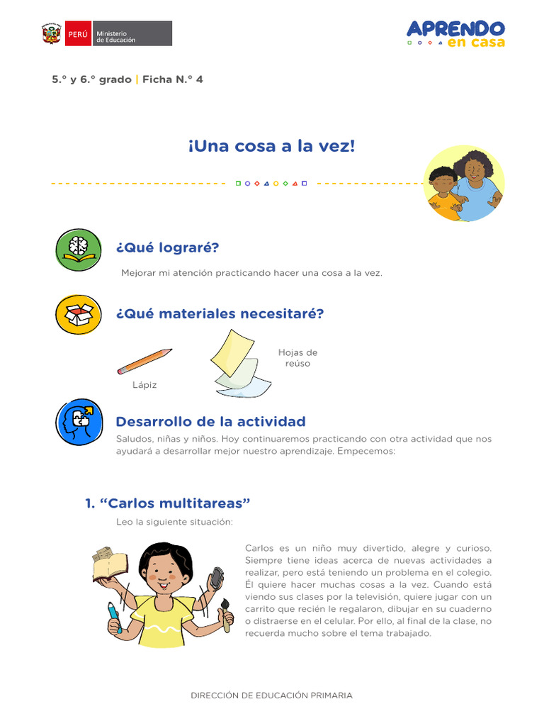 F4 Una-Cosa-Vez | PDF