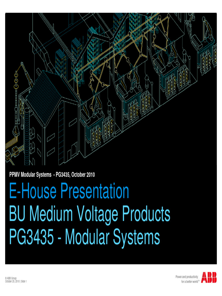 Ehouse Presentation R1 | PDF | Electrical Substation | Power (Physics)