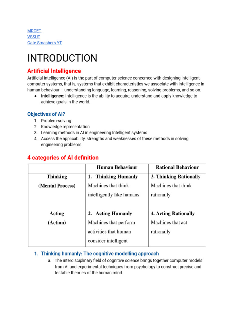 Artificial Intelligence | PDF | Logic | Artificial Intelligence
