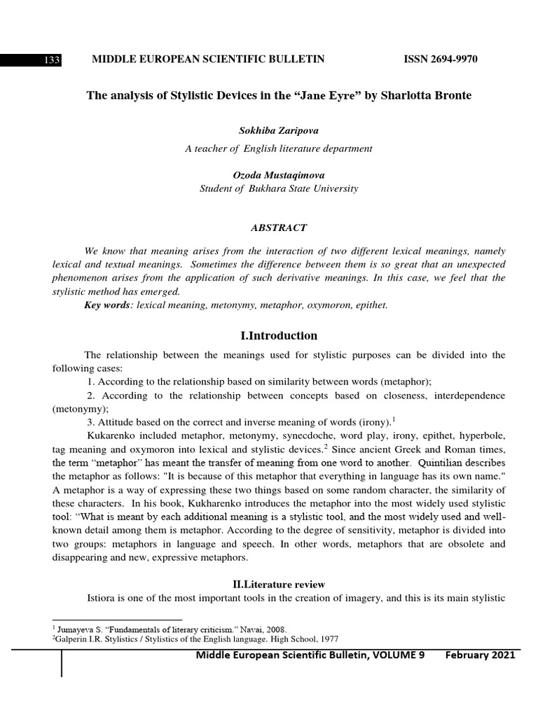 375-Article Text-968-1-10-20210325 | PDF | Semantics | Metaphor