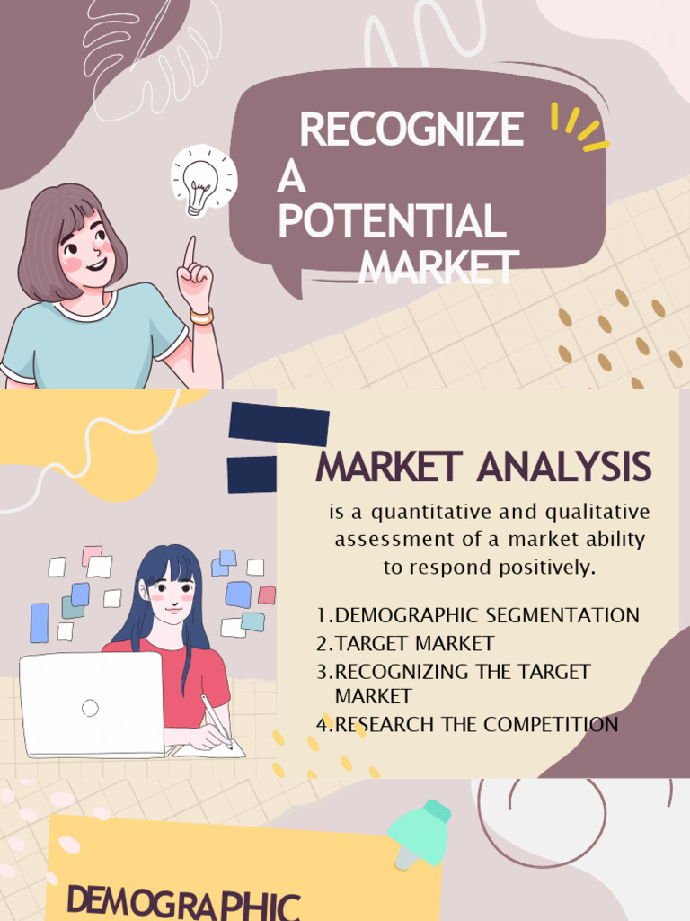 Week 3 4 Lesson 2 Recognize A Potential Market 1 | PDF | Market ...