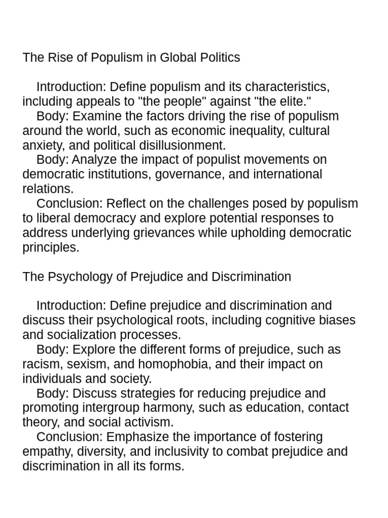 The Rise of Global Populism Explained | PDF | Psychological Resilience ...