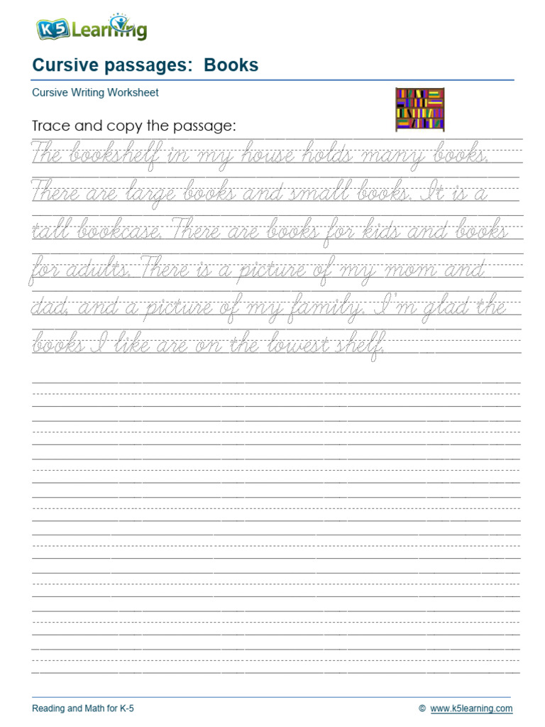 Handwriting Practice Passages 10 Printable | PDF