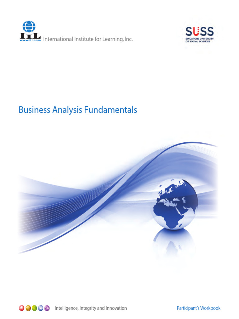 SUSS - Business Analysis Fundamentals Workbook v3.1 | PDF | Business ...