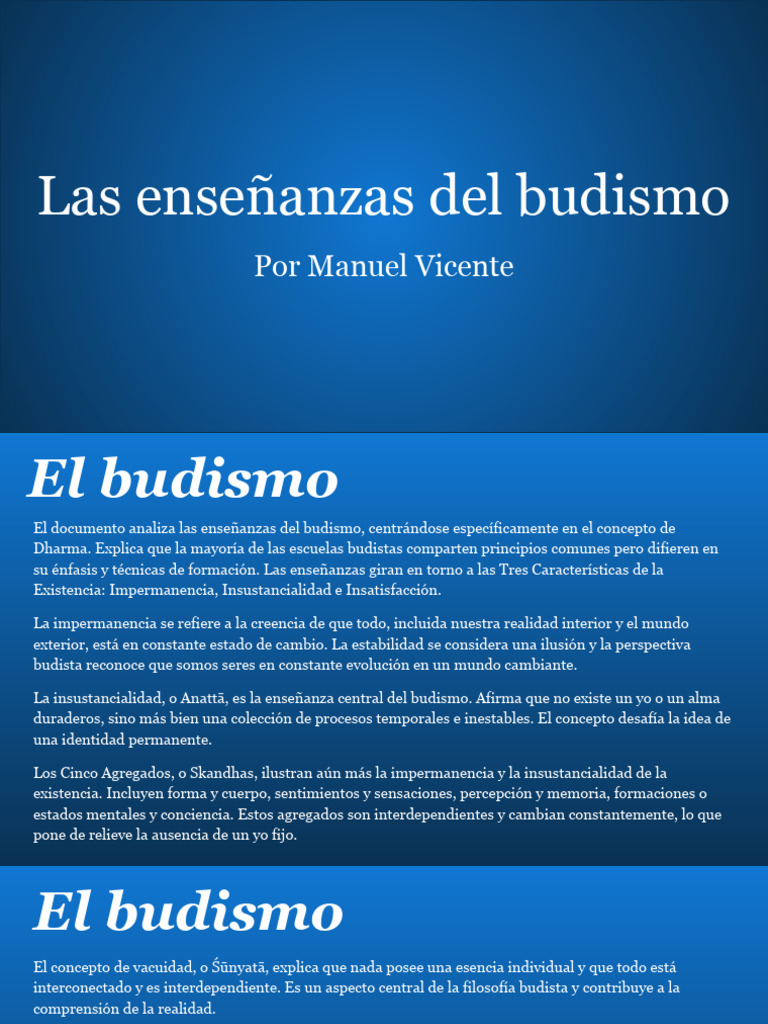 Las Enseñanzas Del Budismo | PDF | Śūnyatā | Filosofía budista
