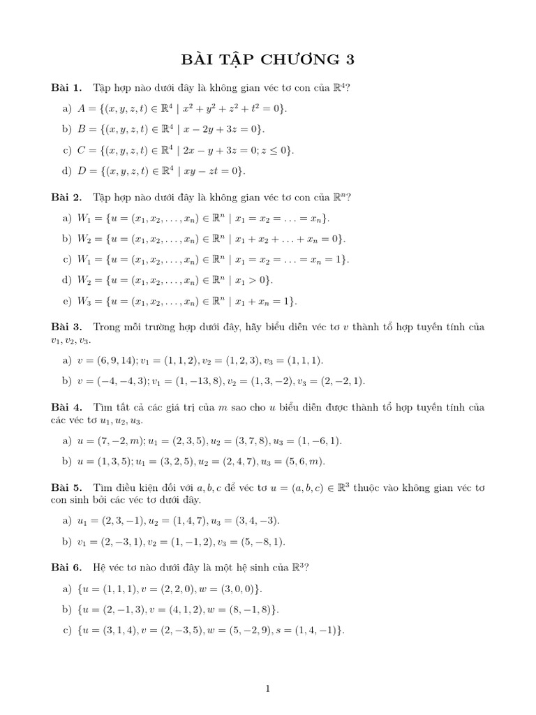 Bai Tap TCC 2 Chuong 3 | PDF