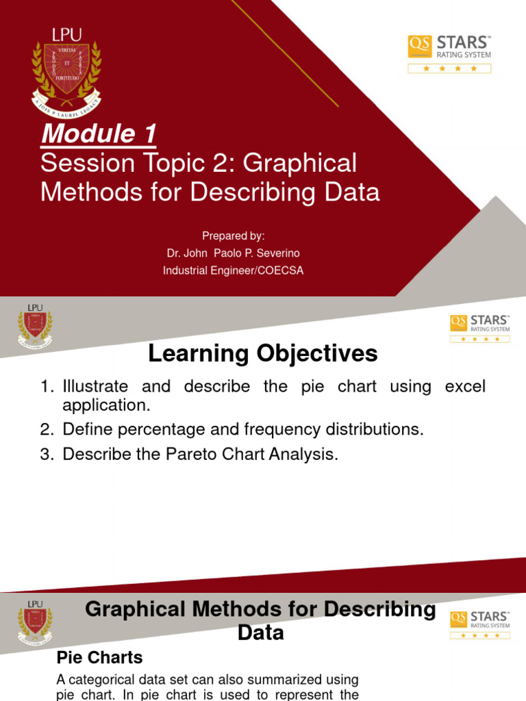 Session Topic 2 Graphical Methods 2ndSemAY2023 24 | PDF | Pie Chart | Chart