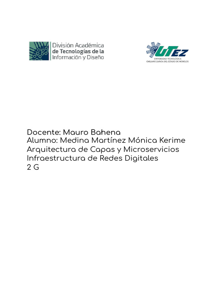Microservicios y Arquitectura en Capas | PDF | Escalabilidad | Software ...