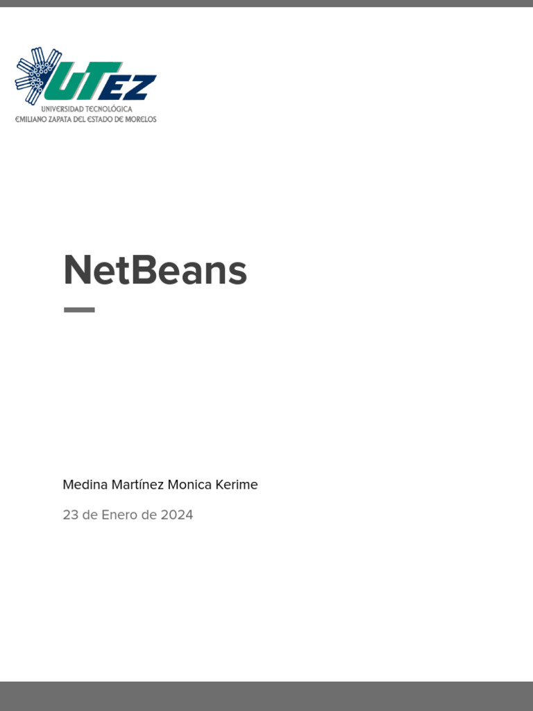 Guía Completa de NetBeans IDE | PDF | Frijoles Netos | Aplicaciones y ...