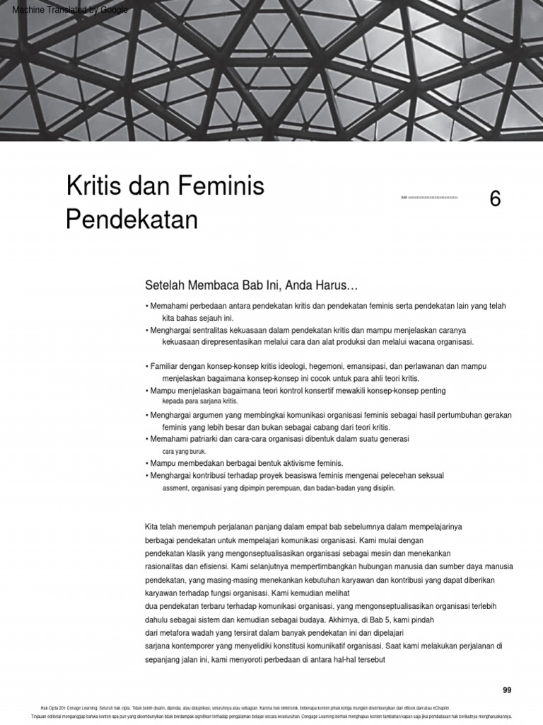 Pendekatan Kritis Dan Feminis Miller Terjemahan | PDF