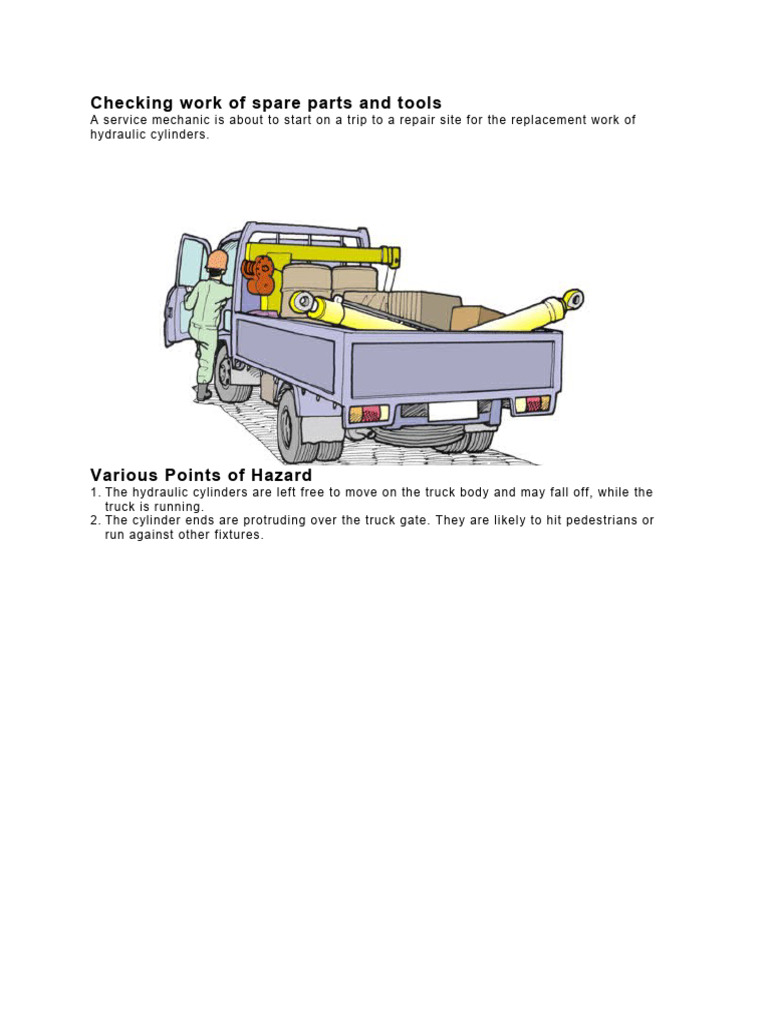 Checking Work of Spare Parts and Tools | PDF