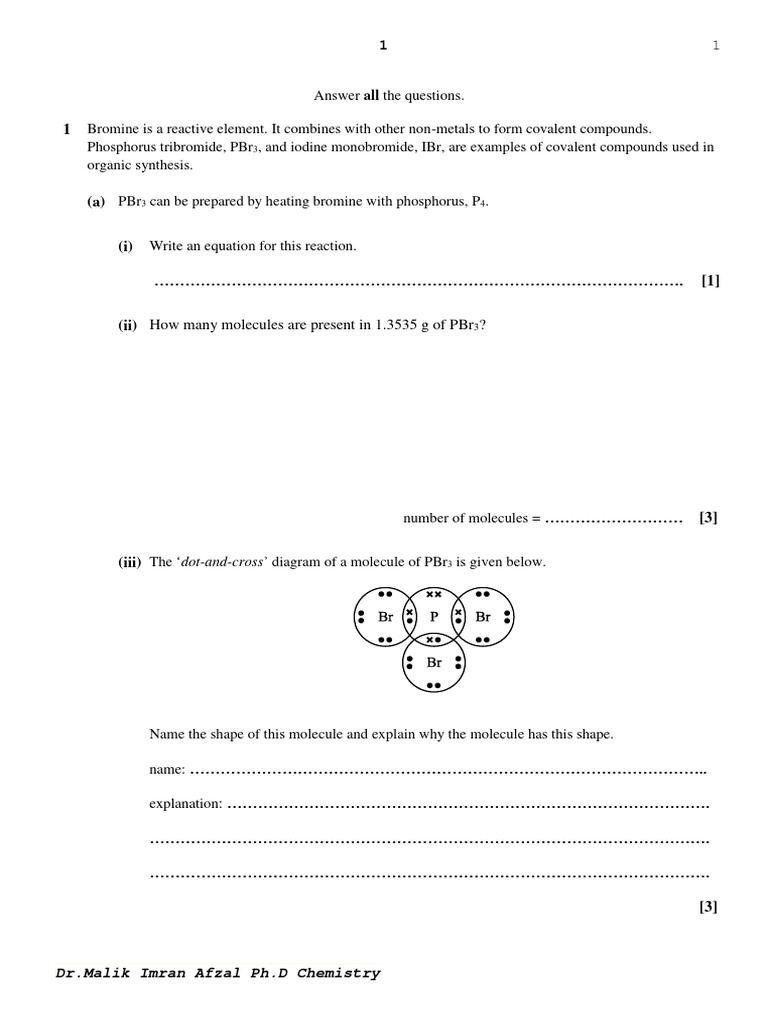 Organic Chemistry Questions | PDF | Redox | Chemical Reactions