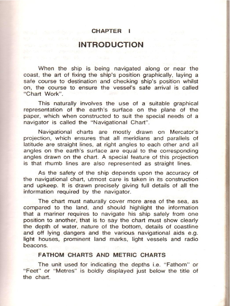 Chart Work For Mariners | PDF