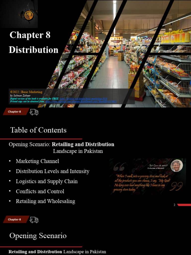 CH 08 Distribution | PDF | Retail | Logistics