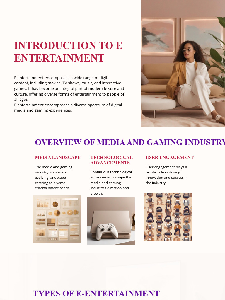 Introduction To E Entertainment | PDF | Mass Media | Entertainment