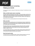 NCD Screening & Reporting Guide | PDF | Non Communicable Disease | Cancer