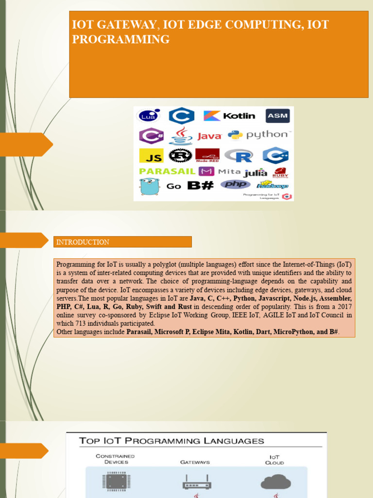 IOT GATEWAY, IOT EDGE COMPUTING, IOT Programming | Download Free PDF | Internet Of Things ...