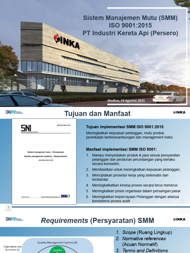 Implementasi SMM ISO 9001:2015 di PT KAI | PDF