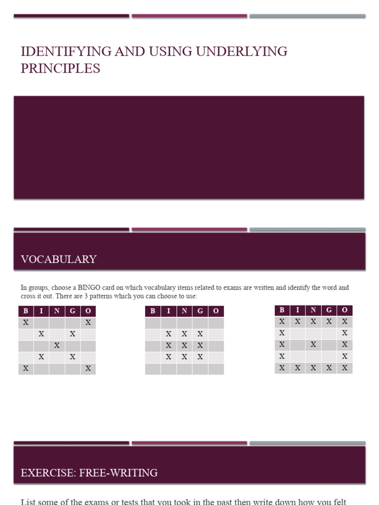 MEETING 3 SPEECH AND DEBATE Identifying and Using Underlying Principles ...