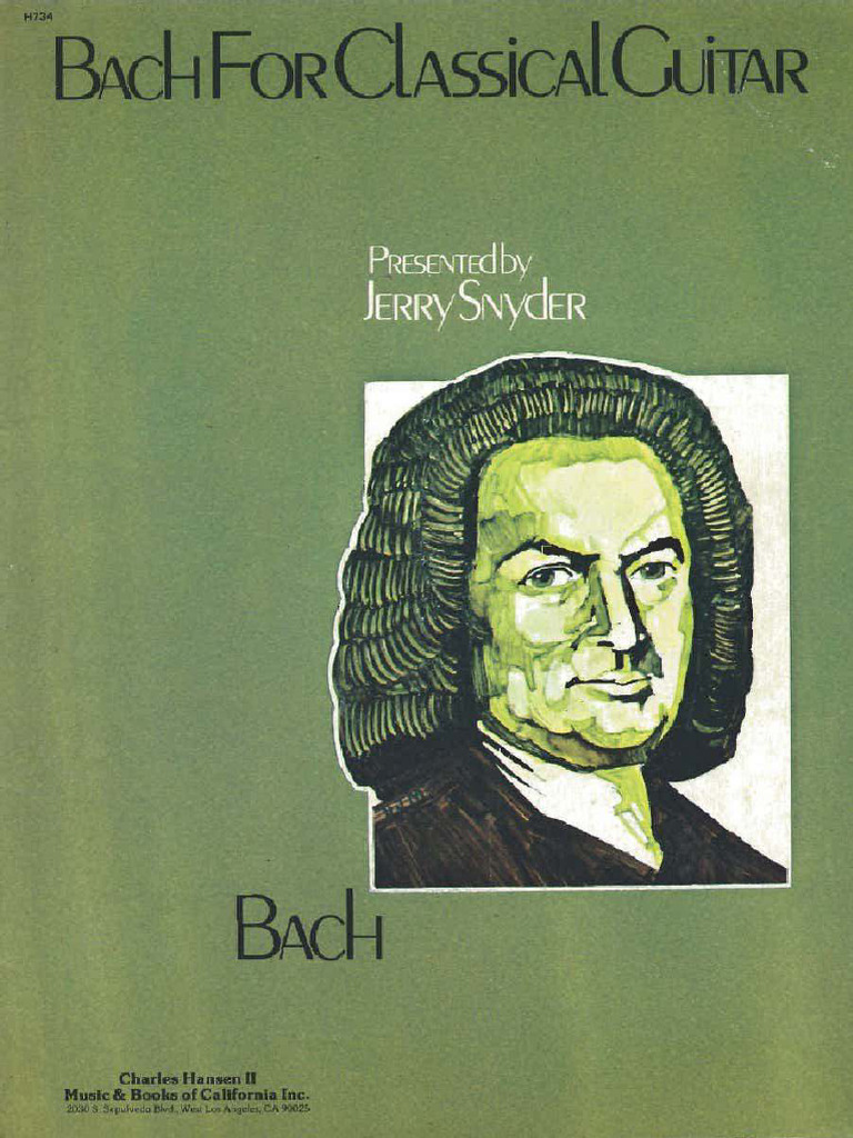 Bach For Classical Guitar | PDF