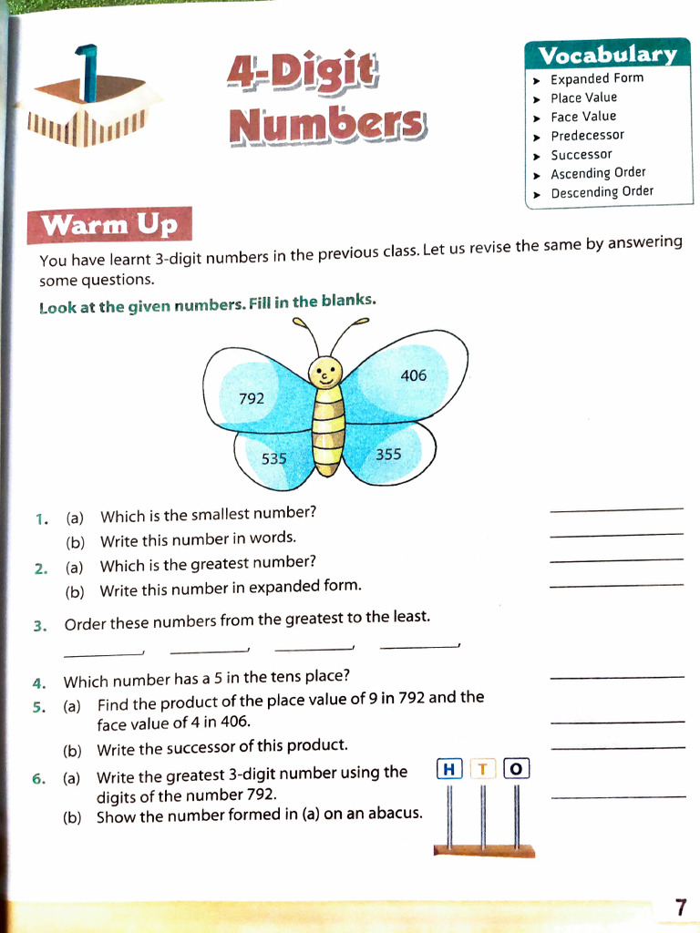 Understanding 4-Digit Numbers | PDF | Numbers | Notation
