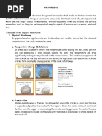Geography Term 3 Grade 9 | PDF | Weathering | Erosion
