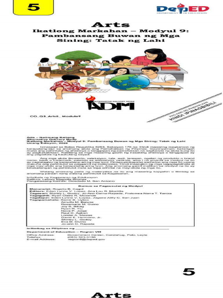 Edited Module ARTS Q3 W8 | PDF