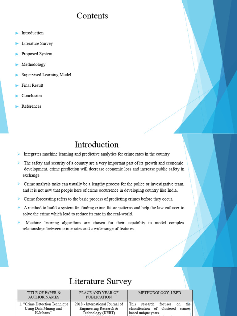 Crime Rate Prediction Using ML Techniques | PDF | Machine Learning ...