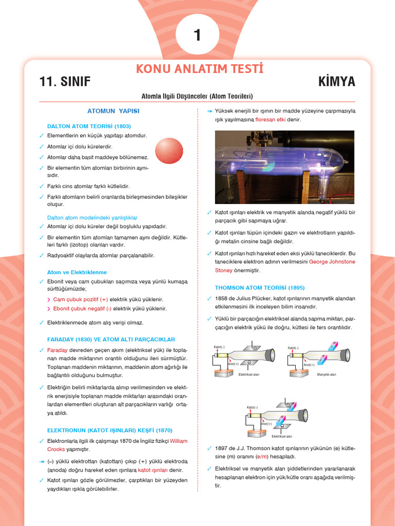 SÄ Nä F Kimya Okul Takviye | PDF