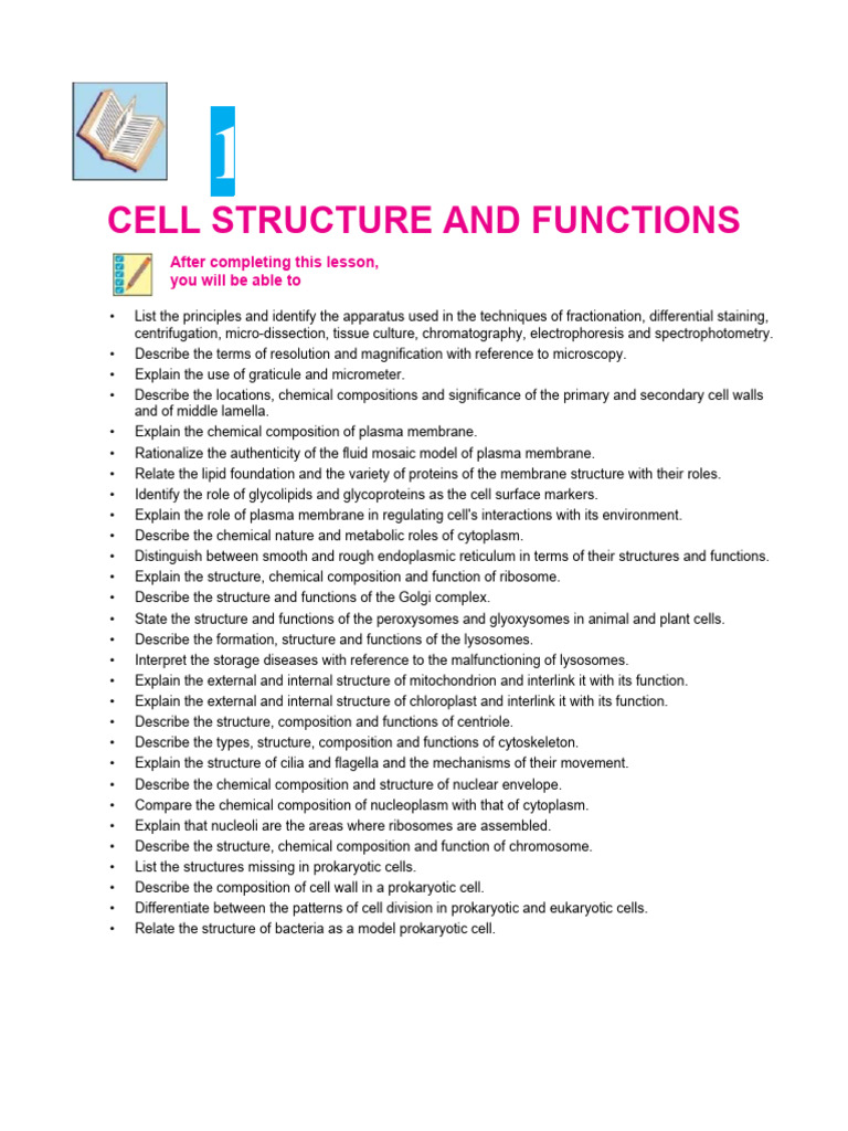 Chapter 1 Biology 11 Class Federal Board | PDF | Endoplasmic Reticulum ...
