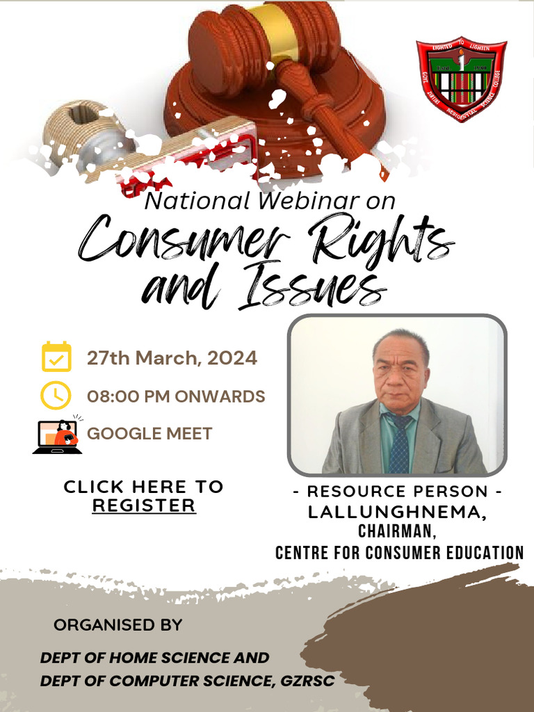National Webinar on Consumer Rights | PDF