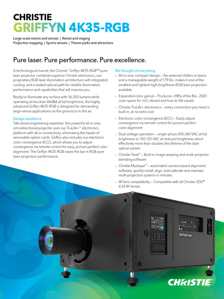 Griffyn 4K35 Spetsifikatsiya | PDF | Hdmi | Electronics