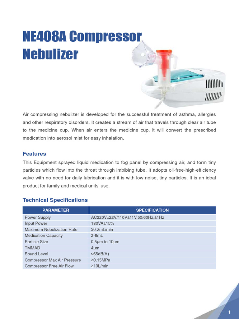 Gamme Nebulizer | PDF