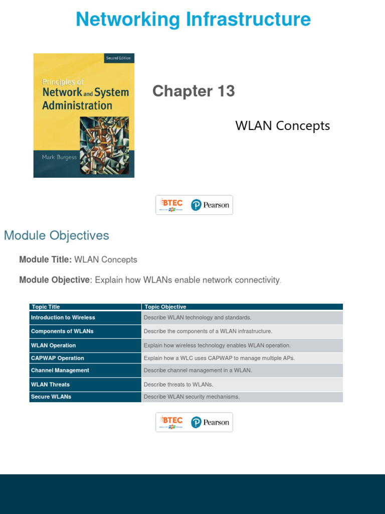 Lecture13 WLAN Concepts | PDF | Wireless Lan | Ieee 802.11