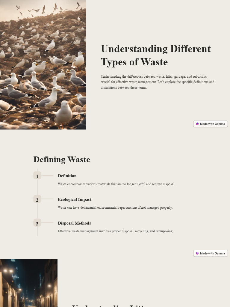 Understanding Different Types of Waste | PDF