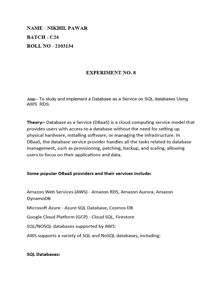 CCL Exp 8 | PDF | Computing | Information Technology Management