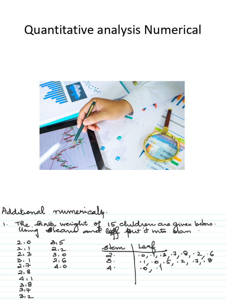 0UHB - Quantitative Analysis Numerical | PDF | Sampling (Statistics) | Variance