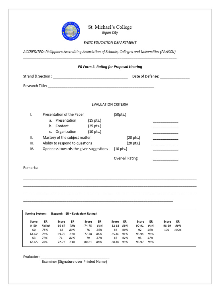 PR Form 3 | PDF