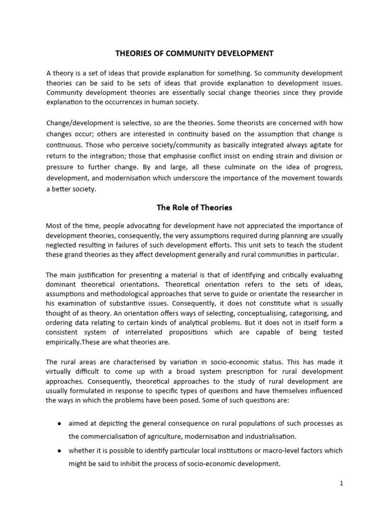 Rural Community Development AEC 528-2 | PDF | Innovation | Liberal Arts ...