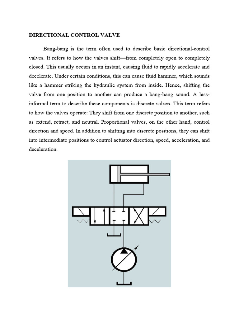 Directional Control Valve | PDF | Valve | Machines