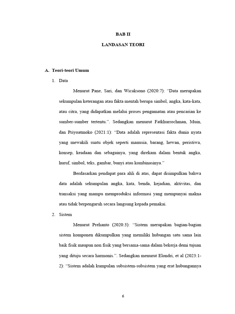 Teori Data dan Sistem Informasi | PDF | Bisnis | Komputer