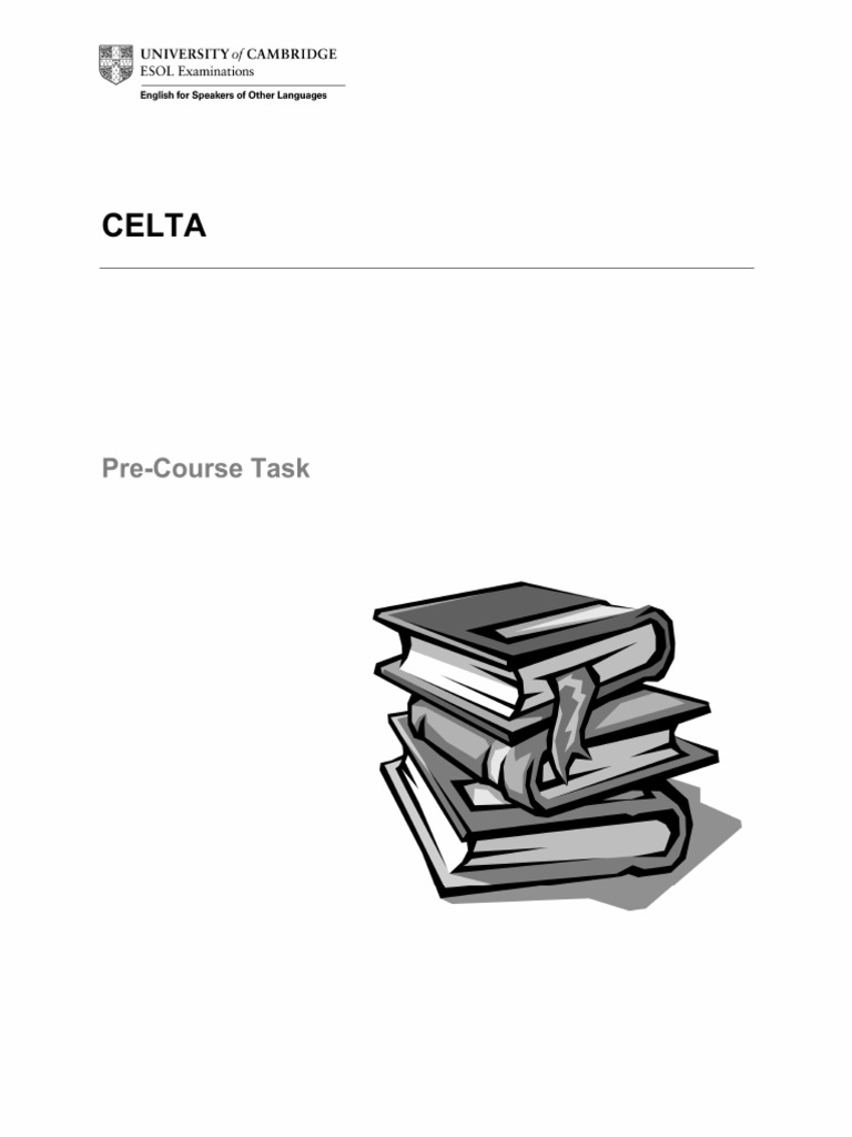 CELTA Precourse Task | PDF