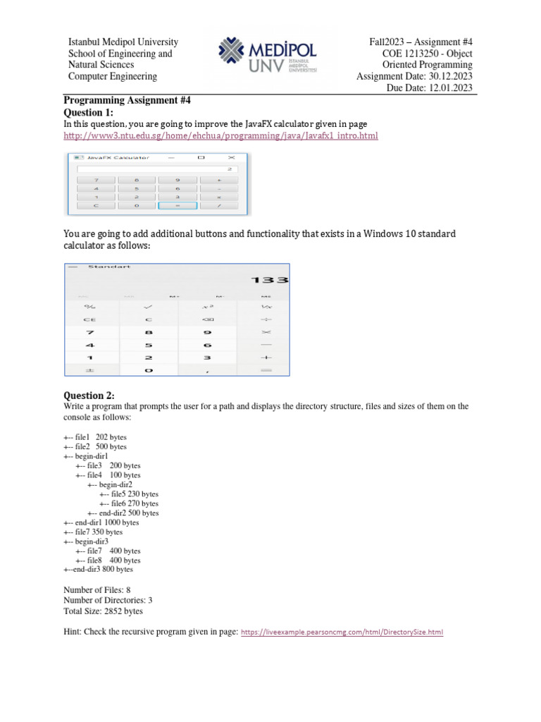 OOP - Fall2023-Assignment4 | PDF