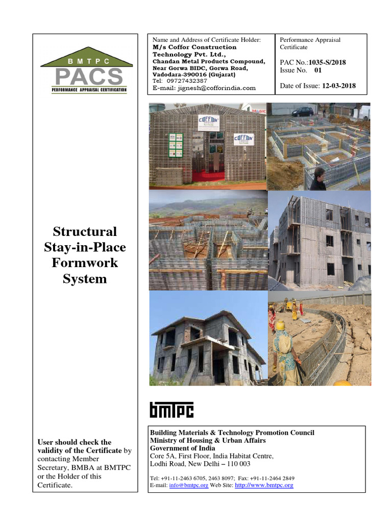 50 PAC Coffor | Download Free PDF | Concrete | Wall