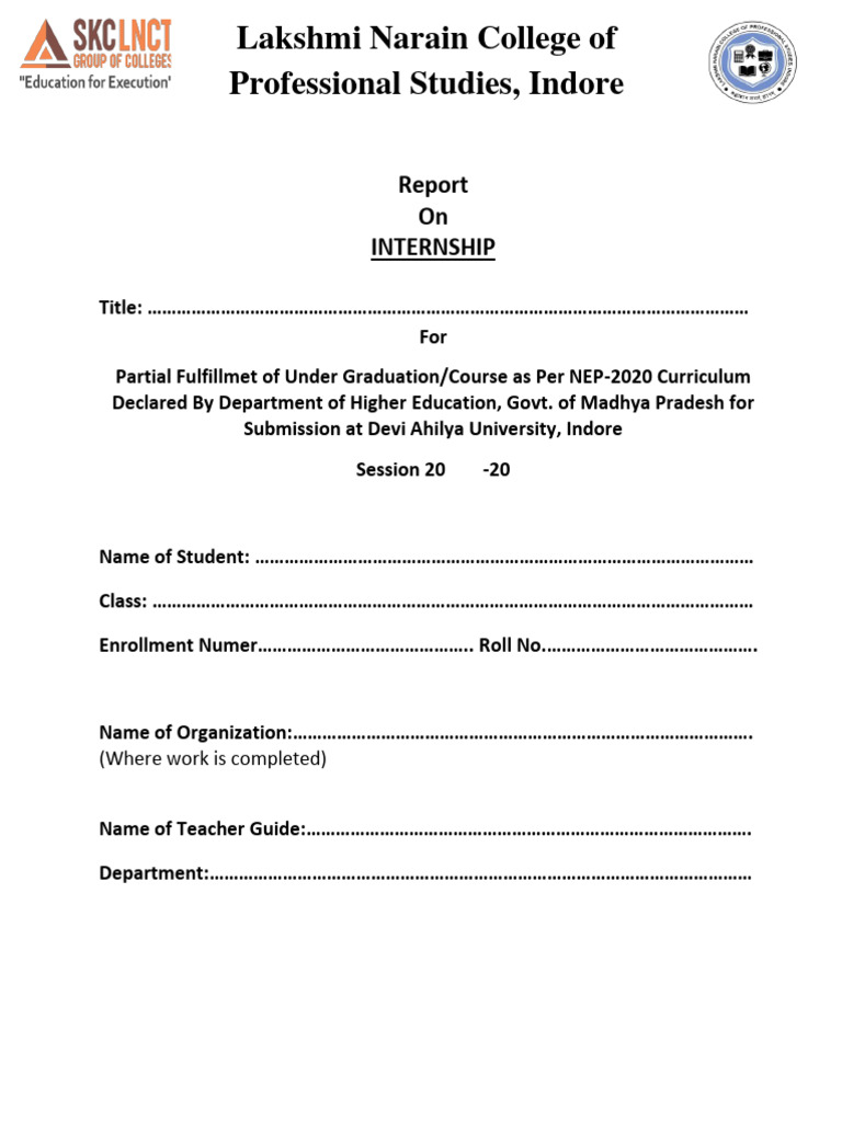 iNTERNSHIP File | PDF | Learning | Behavior Modification