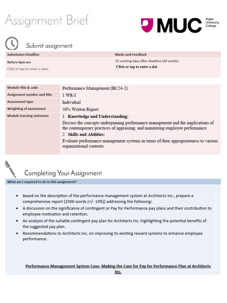 PM Assignment - Feb - Jun 2024 | PDF | Employee Retention | Turnitin