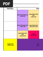Grade 12 Timetable 2025 | PDF