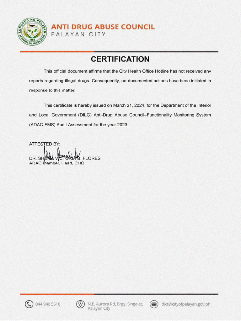 Adac Certification Helpline | PDF