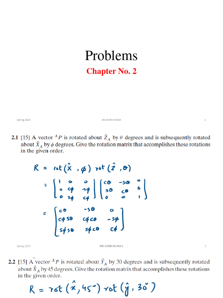 CH 2 Problems | PDF