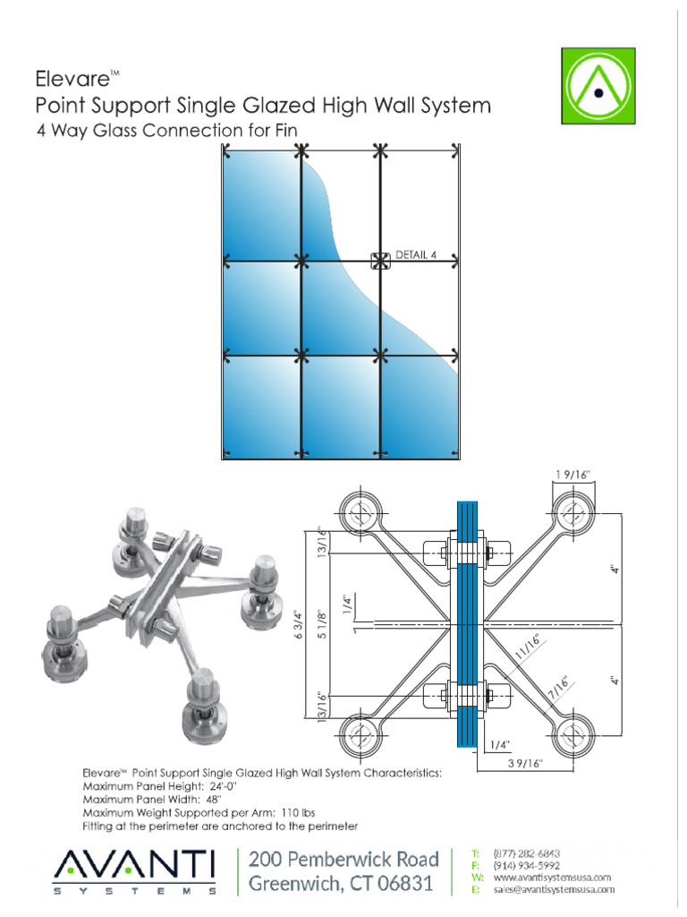 04 4 Way Glass Connection For Fin | PDF